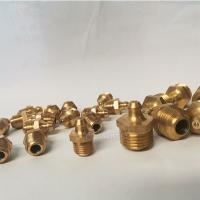China Brass M10 Grease Gun Nipple Ends Straight Assortment Kit 45 90 Degree Angled for sale