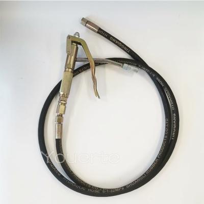 China Various Lengths Sizes Flexible Grease Gun Hose Black For Grease Pump for sale