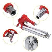 China 400cc Hand Operated Grease Pump 4500PSI Professional Repeating Pneumatic Grease Gun for sale