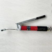 China Single Double Piston Heavy Duty Grease Gun Cast Iron Head Construction 600cc Hand Operated for sale