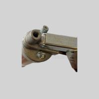 China Single Double Piston Heavy Duty Grease Gun Cast Iron Head Construction 600cc Hand Operated for sale