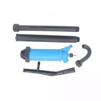 China Cast Iron Rotary Hand Barrel Pump Oil Fuel Transfer 15 To 55 Gallon for sale