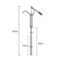 China Lever Type Cast Iron Kerosene Fuel Pump Hand Operated Manual for sale