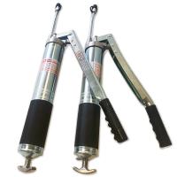 China Silver Hand Pump Grease Gun Single Rod 600cc Air Operated for sale