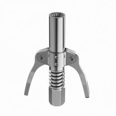 China Self - Locking Grease Gun Coupler 10000 PSI Oil Injection Nozzle Oil Pump Car Grease Filling for sale