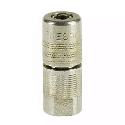 China 4500psi 4 Jaw Nipple Grease Gun Nozzle Zine Plated Grease Coupler for sale