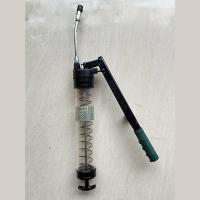 China 600CC Transparent Grease Gun Fittings Lubricated Piston Pressure Air Valves for sale