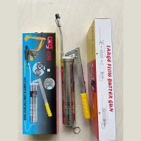 China 12000psi Hand Grease Gun Chain Type Cast Iron Head Lever Grease Gun for sale