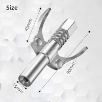China 17000PSI Grease Gun Nozzle Locking Clamp Type High Pressure Oil Nozzle Coupler for sale