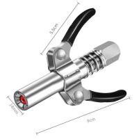 China Dual Handle Grease Gun Coupler 10000 PSI Injection Nozzle Oil Pump for sale
