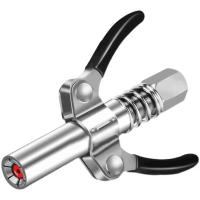 China Dual Handle Grease Gun Coupler 10000 PSI Injection Nozzle Oil Pump for sale