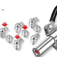 China Dual Handle Grease Gun Coupler 10000 PSI Injection Nozzle Oil Pump for sale