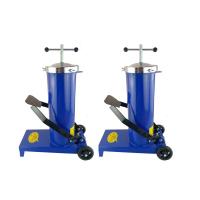 China 8l Foot operated Steel Drum Grease Bucket Pump Grease Coupler for sale