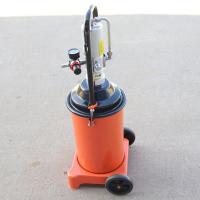 China 12L Air Operated Red Grease Pump  1pc/Ctn 50/1 Pressure Ratio Air Operated Grease Pump With Gun for sale