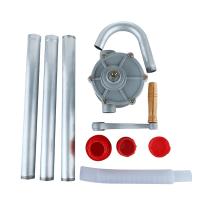China Aluminum Hand Rotary Drum Pump 25mm Fuel Transfer Pump 21L/Min for sale