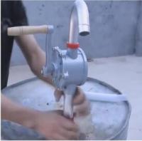 China Diesel Well Barrel Hand Rotary Oil Pump 136cm Total Length for sale