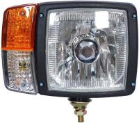 China 12-24V Universal RH Right Side Headlight Indicator H4 Lamp 3 Functions for sale