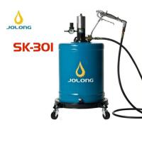 China Blue Air Operated Grease Pump With 30-40 Mpa Air Outlet 0-7Mpa Pressure Range 0.85L/Min Oil Volume for sale