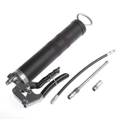 China 6000PSI Working Pressure Grease Gun Stainless Steel Lubrication With Rubberized Grip for sale