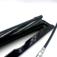 China Heavy Duty Rubberized Grip Hand Grease Gun For Excavator In Carton Box for sale