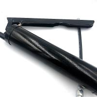 China Heavy Duty Rubberized Grip Hand Grease Gun For Excavator In Carton Box for sale