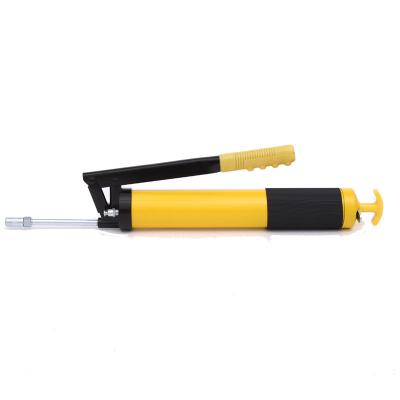 China 400cc Double Valve Grease Gun Pressure Rod Type Grease Gun With Nozzle for sale