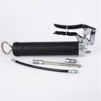 China 6000PSI Working Pressure Hand Grease Gun Stainless Steel Lubrication With Rubberized Grip for sale