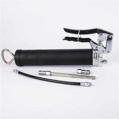 China 6000PSI Working Pressure Hand Grease Gun Stainless Steel Lubrication With Rubberized Grip for sale