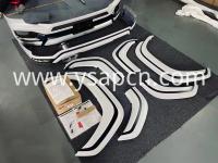 China 2022 LC300 Body Kit ABS PC Land Cruiser Modellista Kit Unpainted Primer Grey for sale