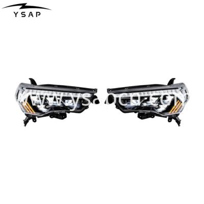 China PC ABS Toyota 4Runner Headlights Navara NP300 4Runner HeadLamp for sale