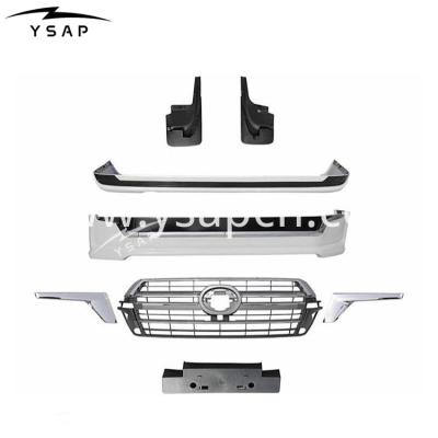 China GT Style Toyota Land Cruiser LC200 Body Kit PP material White Color for sale