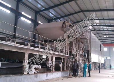 China Two Wire Fluting Paper Machine with Cooking System and Size Press - 3800mm Width, 150 TPD Capacity for sale