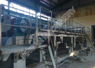 China Right Hand Type Copy Paper Making Machine with 4 High Vacuum Suction Boxes for Waste Paper Recycling for sale