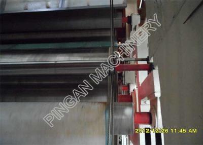 China White Printing Copy Paper Making Machine Single Wire One Floor Layout with 80mm Cast Iron Roll & 20mm Rubber Cover for sale