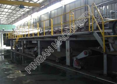 China Thick Chipboard Paper Making Machine - 1.5 Floor High Speed with 25 Dryer Cylinder Doctors and δ18mm Steel Rolls for sale