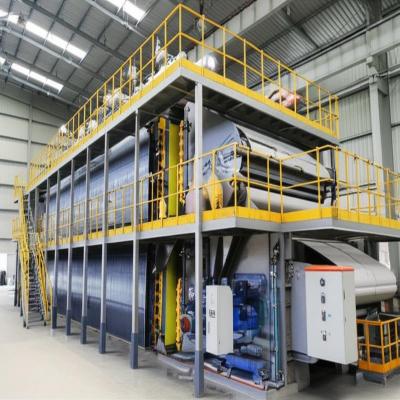 China AC Frequency Conversion Drive Mode Kraft Paper Making Machine Equipped with Multi layer Dryer Group and About 1500t Production Capability for sale
