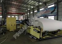 China Sanitary Converting Machine PLC Control 11kW Power 1250mm Roll Capacity Kitchen Paper Rewinding System for sale