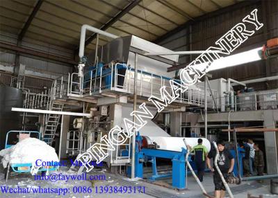China Crescent Tissue Paper Making Machine 30TPD 750m/min 2850mm Width for sale