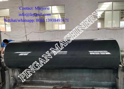 China Natural Granite Stone Press Roll 850x4600mm for Paper Machine Press Section for sale