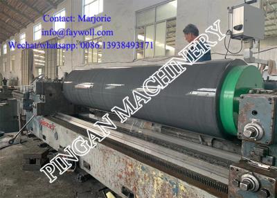 China 850x4200mm Smoothing Press Upper Paper Machine Roll Granite Stone Roll for Paper Making for sale