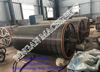China Dia 1500mm Cast Iron SS304 Papermaking Cylinder Mould for Sheet Forming for sale