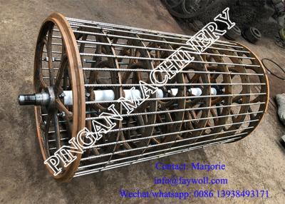 China 5000mm Face Width 1500mm Diameter 304SS Paper Mill Cylinder Mould for Sheet Forming for sale