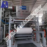 China 40gsm 3400mm Gauge 780m/Min Tissue Paper Machine for sale