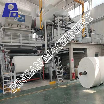 China 2850mm Fourdrinier Toilet Paper Making Machine with 350m/min Speed and 7.2m Wire Length for sale