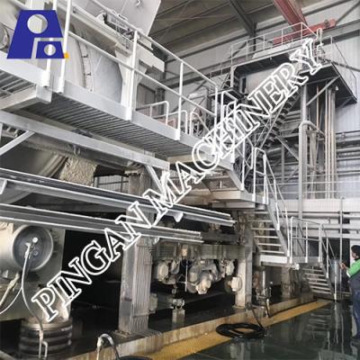 China SS Toilet Paper Making Machine Complete Production Line with 3400mm Forming Board and Ceramic Components for sale