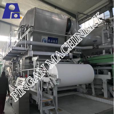 China Hydraulic 20T/D Toilet Paper Making Machine with Polish Treatment Headbox for Tissue Production for sale