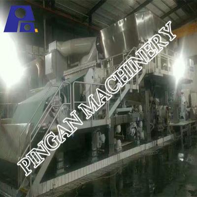China 20T/D Facial Tissue Paper Machine with Hydraulic Headbox - 7.2m Table Length, 10KN/m Wire Tension for sale