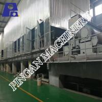 China 2 Ply Fluting Paper Making Machine 3200mm Width Kraft Paper Production Line for sale