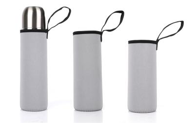China Hot-selling High quality Neoprene Water bottle bag Bottle holder Cup sleve with handle for sale