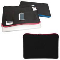 China Top-selling Fashionable Neoprene Laptop bag with two pockets Durable Shockproof Computer case for sale